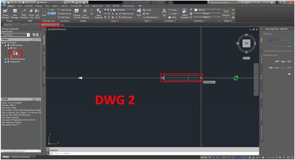 Membuat Connection Antar Drawing pada AutoCAD P&ID – Knowledge Base – CSTC